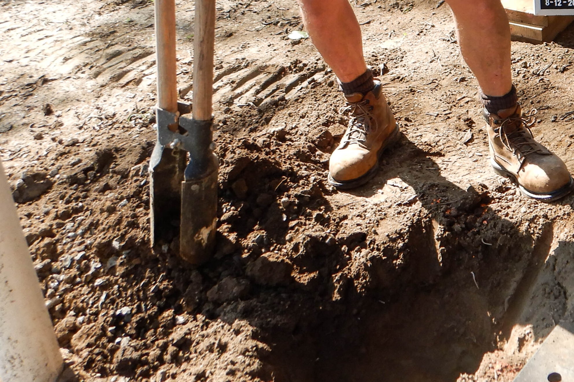 Lochspaten: Graben von Zaunpfostenlöchern leicht gemacht